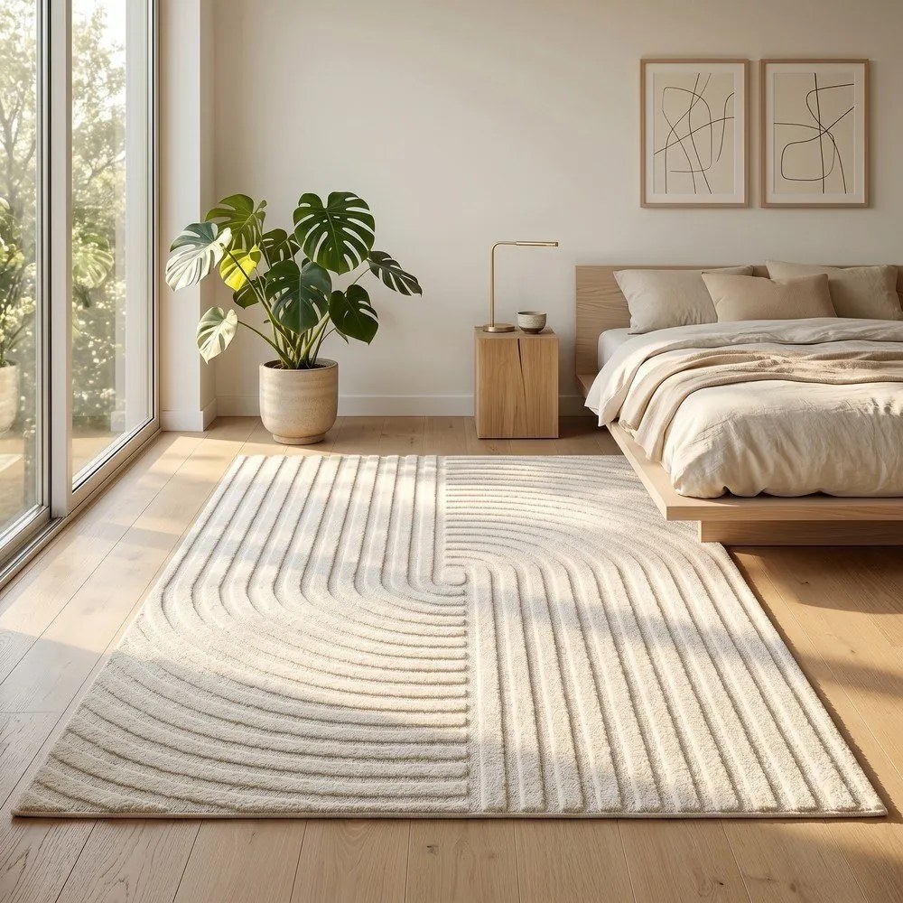 Krémový koberec 160x230 cm Serenity – ESTE