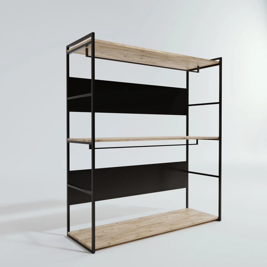 Kalune design Otevřená šatní skříň PERPA 170x160 cm