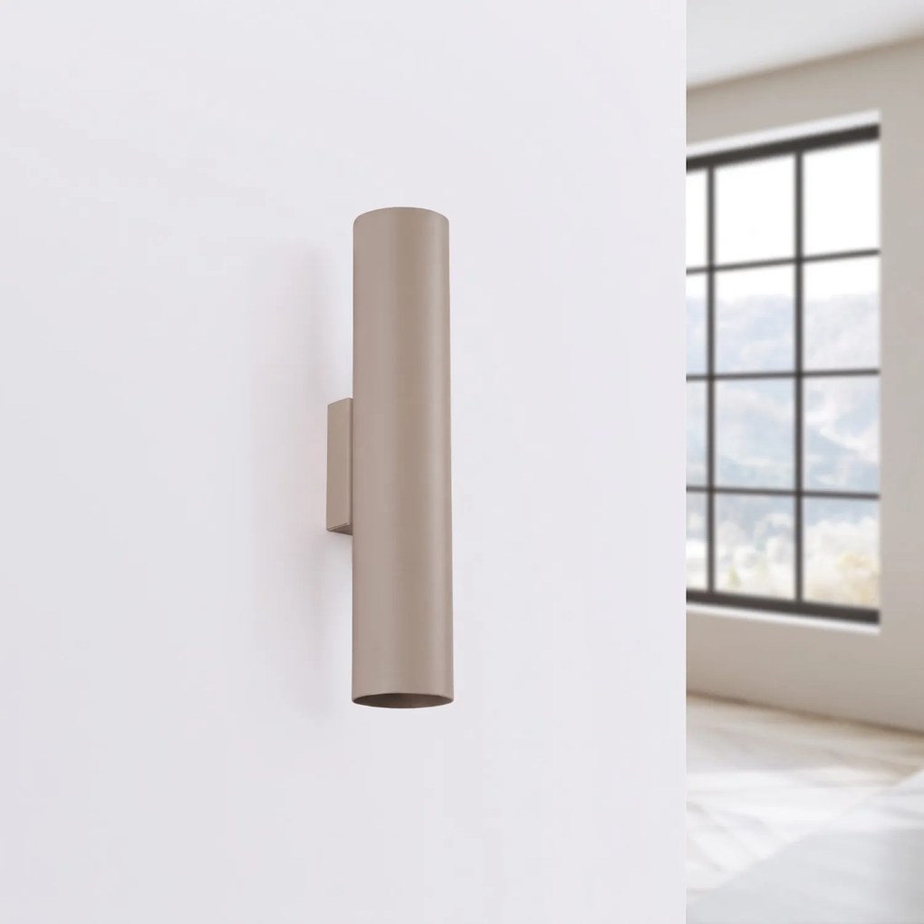 Sollux Lighting Nástěnné svítidlo LAGOS 2 taupe