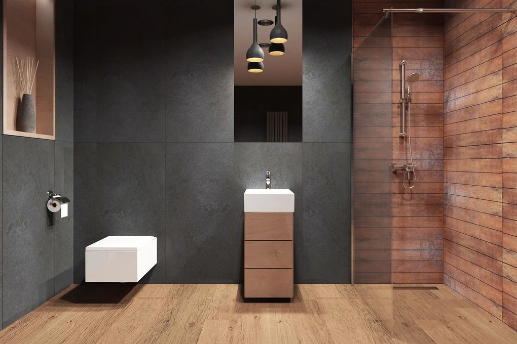 Novoterm Sprchová zástěna Walk-in NV-Alfa 90 TR, chrom/transparent - bez vaničky