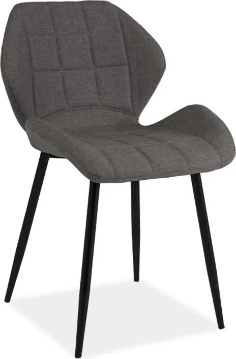 Casarredo - Komfort nábytek Designová jídelní židle HALS šedá