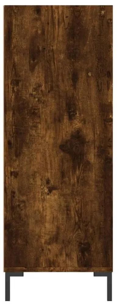 Petromila Knihovna kouřový dub 69,5 x 32,5 x 90 cm kompozitní dřevo
