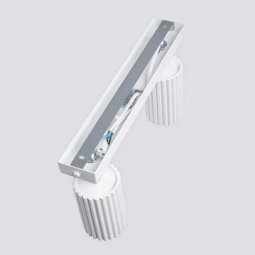 Stropní svítidlo SOLLUX KARBON 2 bílá GU10 2x10W bez žárovek SL.1542