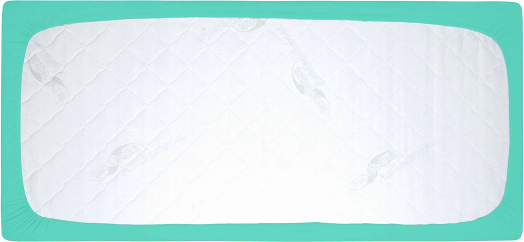 Jersey prostěradlo azurové na výšku matrace do 20 cm Velikost: 60 x 120