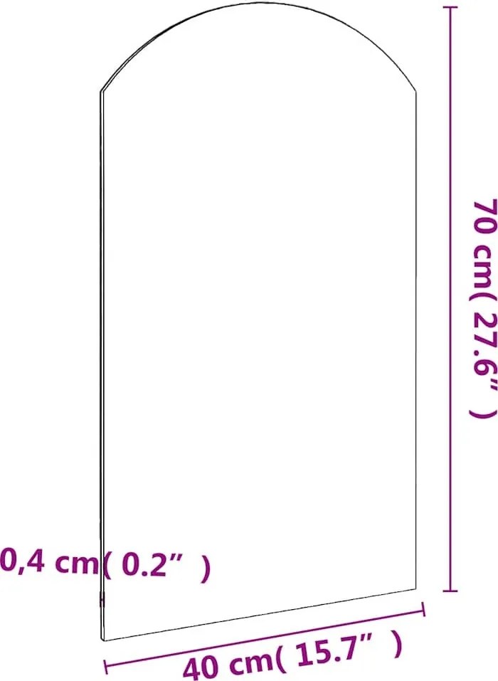 vidaXL Zrcadlo 70 x 40 cm sklo [326088]