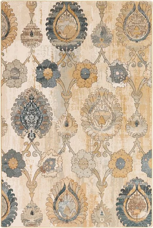 Kusový koberec vlněný Dywilan Polonia Olivo Kamel béžový Rozměr: 200x300 cm