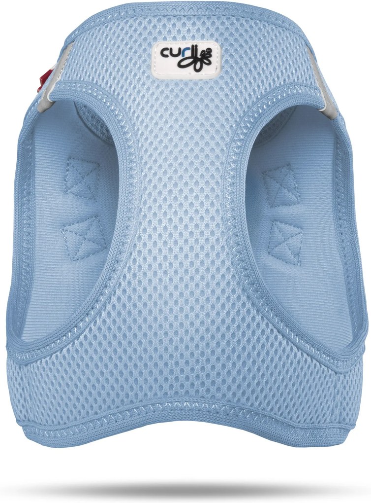 Postroj Curli pro kočky vest Air-Mesh skyblue, Velikost  S  VA-SB