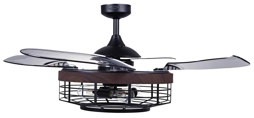 Stropní ventilátor Fanaway Montclair světlo ořech | BIANO