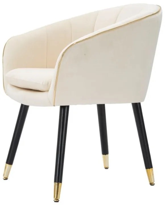 Designové křeslo Dandelion krémové