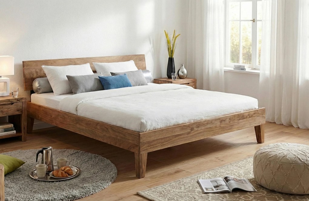 XXXLutz POSTEL, 180/200 cm, barvy akácie MID.YOU - Online Only postele - 002178006701