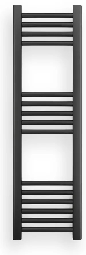 Erga Puerto, topné těleso 1000x300 mm, 343W, černá matná, ERG-LAV-GRZE-BK-30100