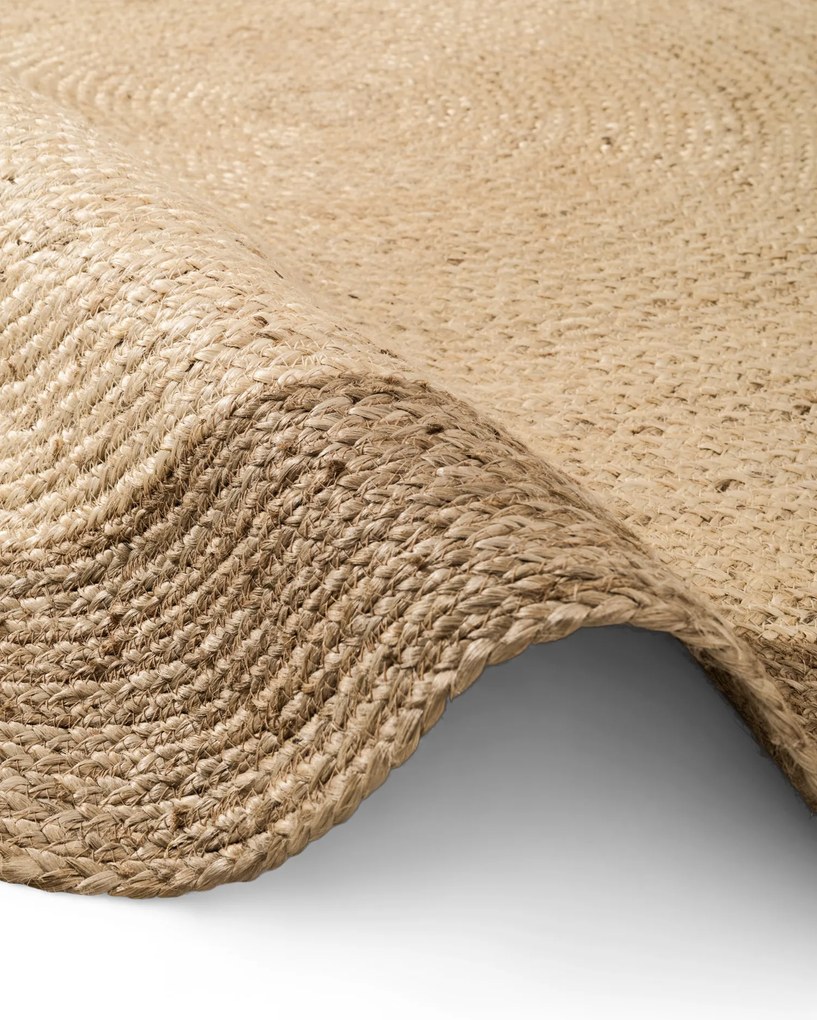 Hanse Home, Kusový koberec Looma 106224 Natur Ivory/Grey/Beige kruh, 100x100 (průměr) kruh, béžová, chodba / předsíň