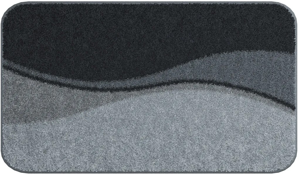 LineaDue FLASH - Koupelnová předložka antracitová Rozměr: 65x115 cm