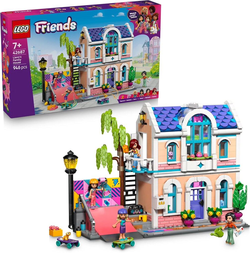 Lego® friends 42687 liann a její rodinný dům 5702018060407