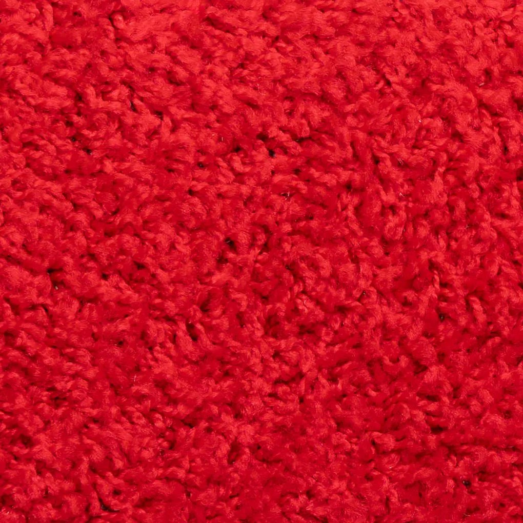 Schodové rohože 10 ks 56 x 17 x 3 cm červené, půlkulaté 149797