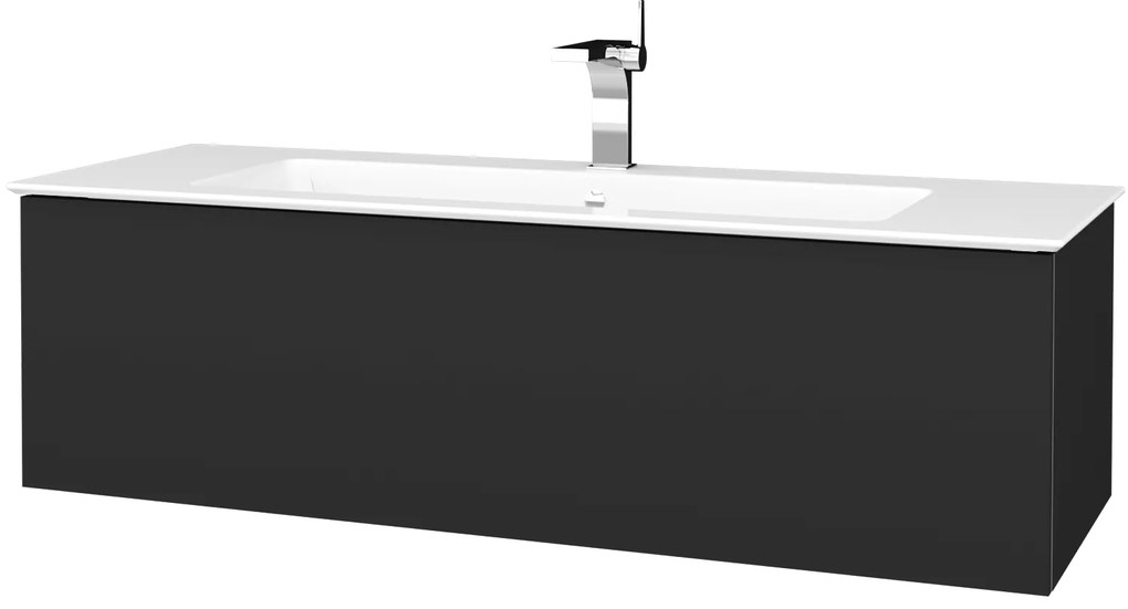 Dřevojas Koupelnová skříň VARIANTE SZZ 120 (umyvadlo Pura) Varianta: N01 Bílá lesk / IND Individual