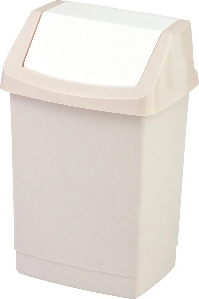 Béžový plastový odpadkový koš 25 l Click-It – Curver
