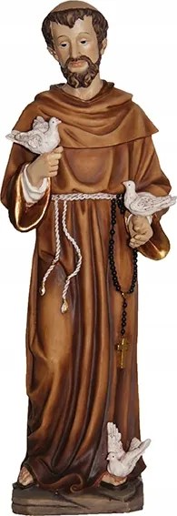 Figurka sv. Františka z Assisi Patron Františků/ekologů – 29,7 cm vysoká