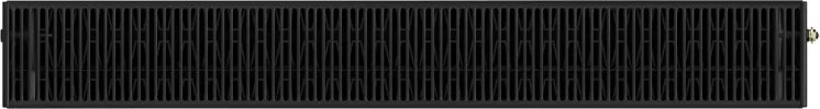 Mexen Line CCL33 deskový radiátor 900 x 1200 mm, spodní středové připojení, 3601 W, černý - W6C33L-090-120-70