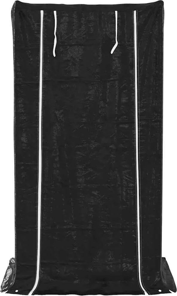 vidaXL Stojan na palivové dřevo s krytem proti dešti 100x80x200 cm [4104950]