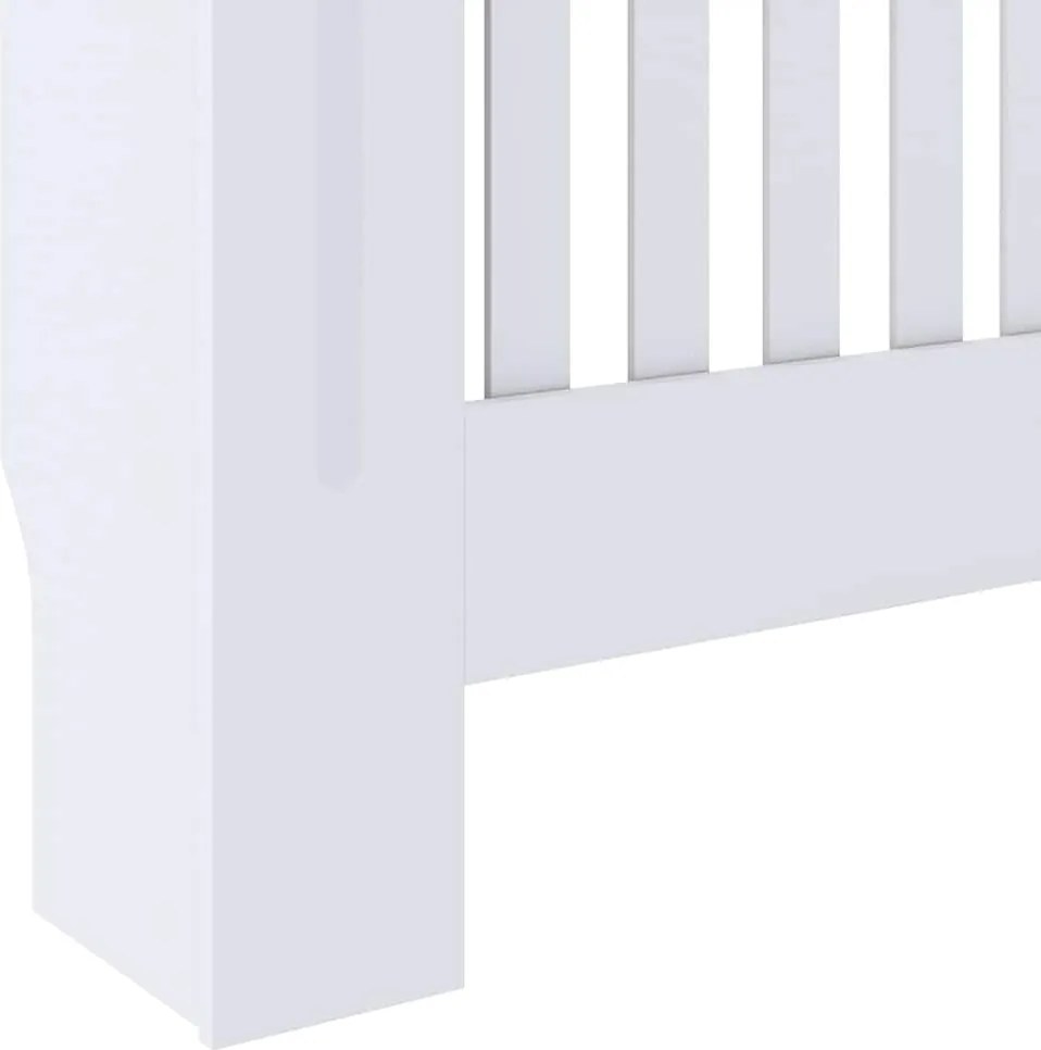 Kryt radiátoru 2 ks Bílá 78 x 19 x 81,5 cm Kompozitní dřevo 3403241