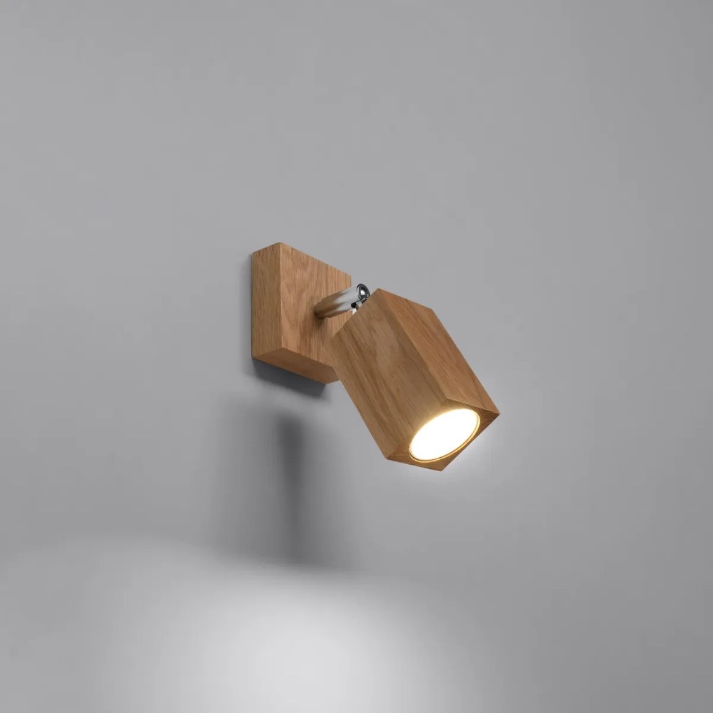Sollux Lighting Nástěnné svítidlo KEKE dub