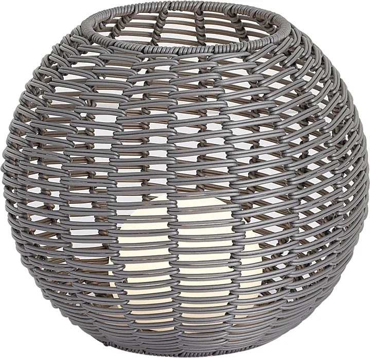Venkovní stolní lampa tmavě šedá 30 cm vč. LED dobíjecí s USB-C IP44 - Oli