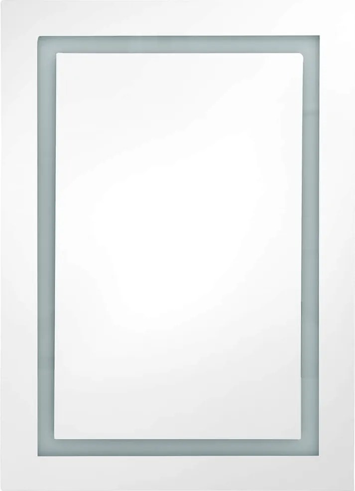 LED koupelnová skříňka se zrcadlem 50 x 13 x 70 cm 285116
