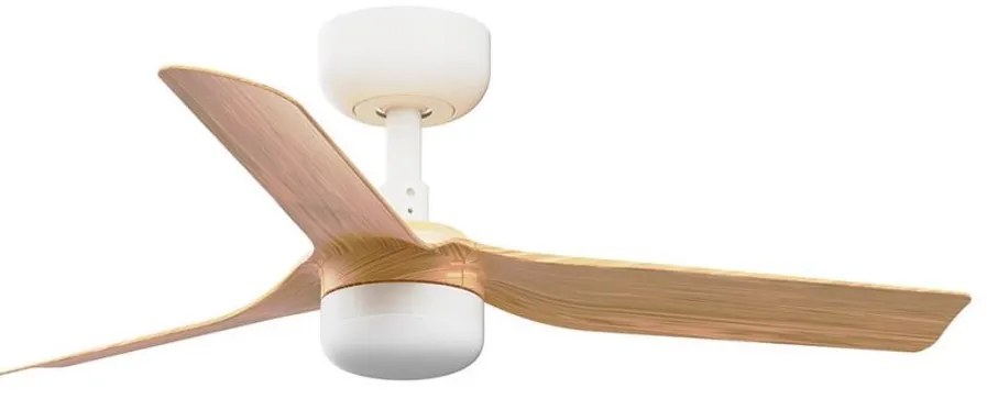 FARO Barcelona FARO 33821WT-1TW-LED Stm. vent. MINI PUNT S 10W/230V hnědá/bílá pr.90 cm WT+ DO 33821T1TW
