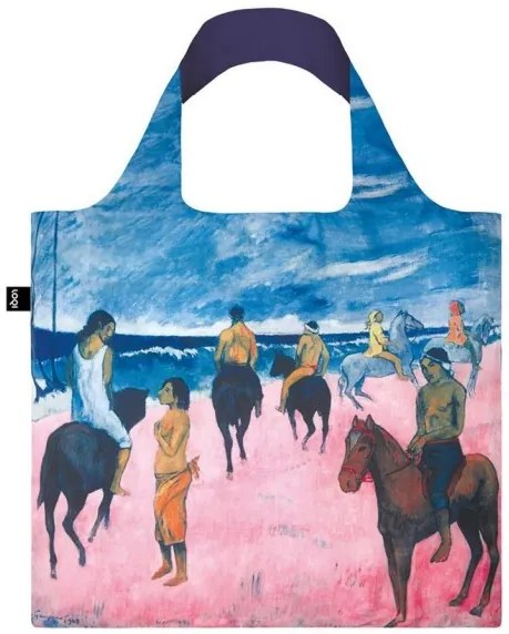 Skládací nákupní taška LOQI PAUL GAUGUIN Horseman on the Beach