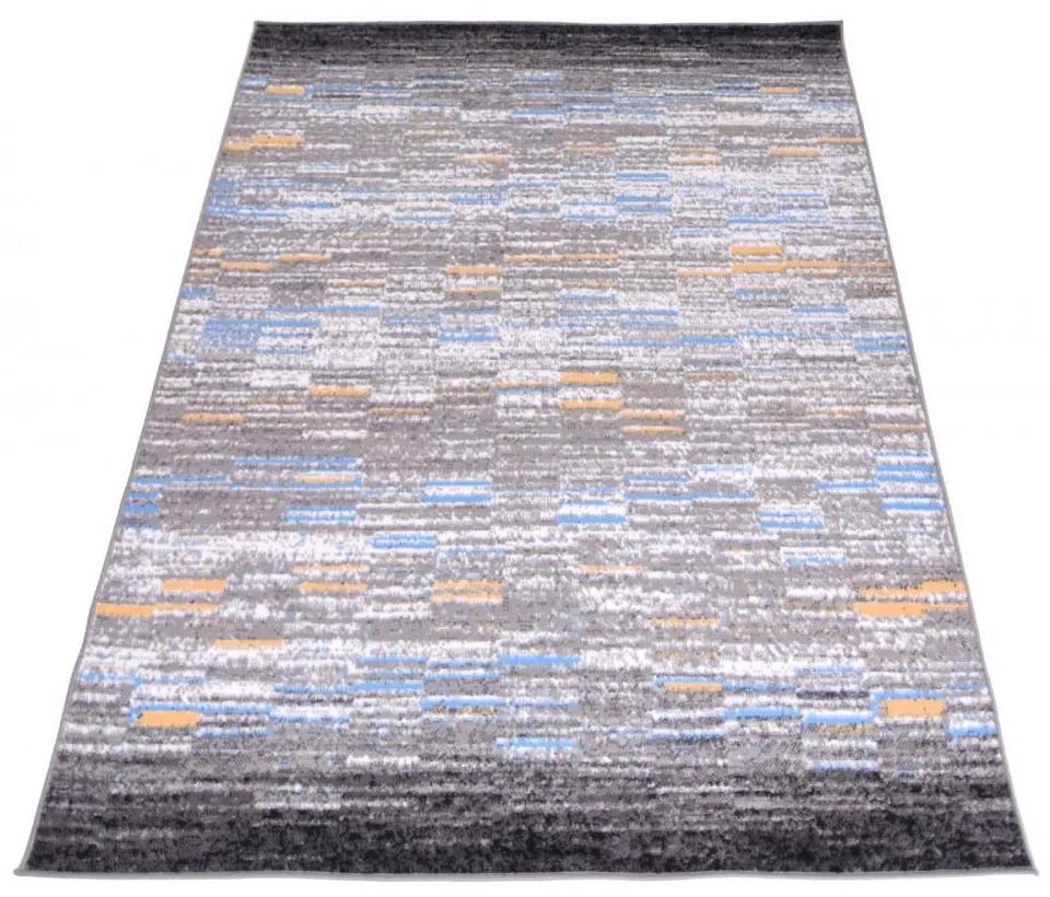 Kusový koberec PP Gabe šedomodrý 140x200cm