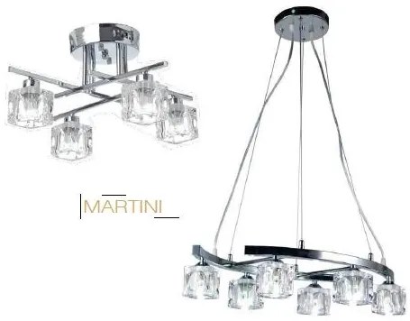 ACA DECOR Stropní svítidlo MARTINI max. 4x28W/G9/230V/IP20