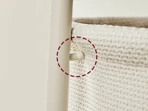 Kulatý konferenční stolek Vasagle Moris 75 cm krémový/béžový