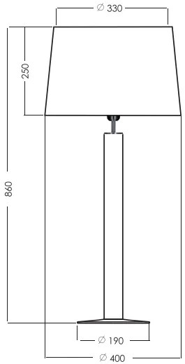 Skleněná lampa 4Concepts FJORD White L207164228