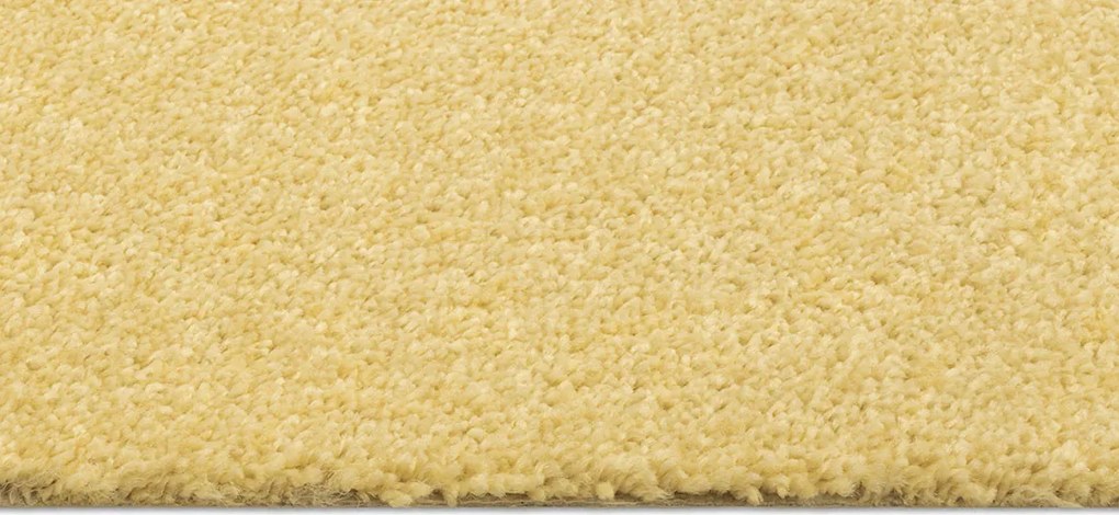 Condor Carpets, Metrážový koberec Carousel 350, na míru, šíře 4m, žlutá, filc, dětský pokoj