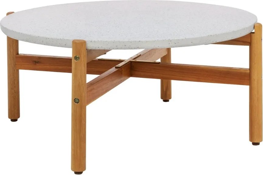 Zahradní konferenční stolek Lapronda 84,5 cm přírodní