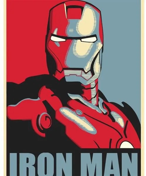 Malování podle čísel s rámem "Iron Man 3" 50x40cm