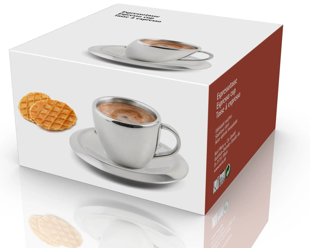 WEIS Hrnek na espresso 55 ml s podšálkem