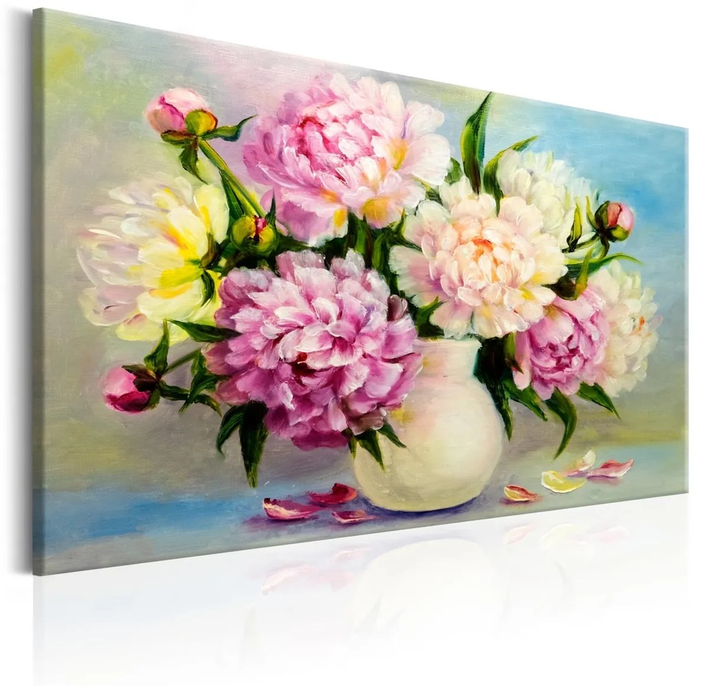 Obraz - Peonies: Bouquet of Happiness