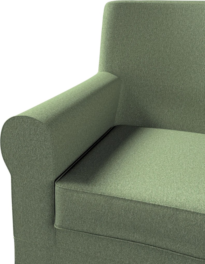 Potah na křeslo IKEA Ektorp Jennylund barva zelená látka pletený vzor