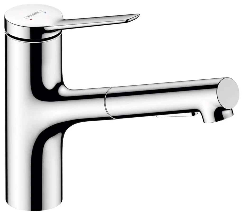 Hansgrohe Zesis M33 - Dřezová baterie s výsuvnou sprškou, chrom 74820000