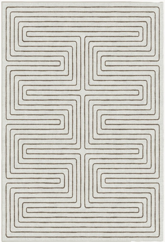 Omyvatelný koberec's nízkým vlasem Labyrinth by Jonathan Adler