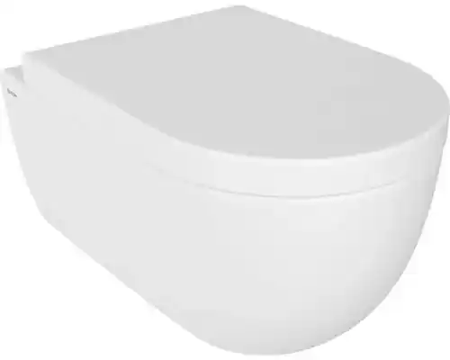 BOCCHI V-Tondo - WC závěsné 545x360 mm, Rimless + sedátko wrap over, Soft  Close - SET, bílá lesklá | BIANO