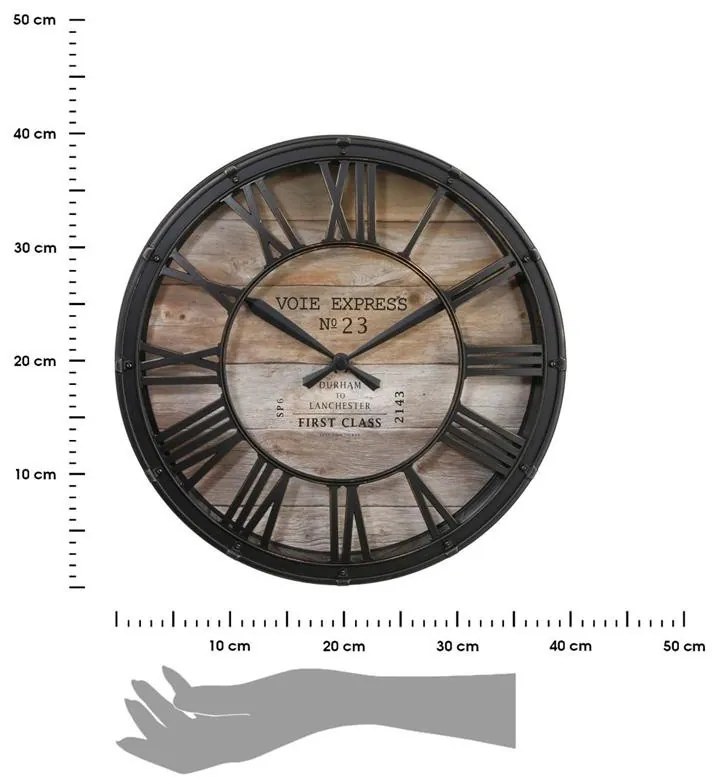 Nástěnné hodiny Voie Express 39 cm
