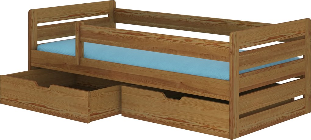 ADRK Furniture Postel BEMMA 200x90 CH-Bem-OAK-205-E2048