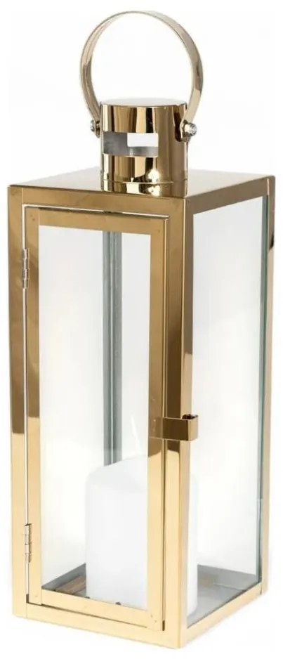 Estilo Home Dekorační lucerna 63 cm zlatá 5905623251004