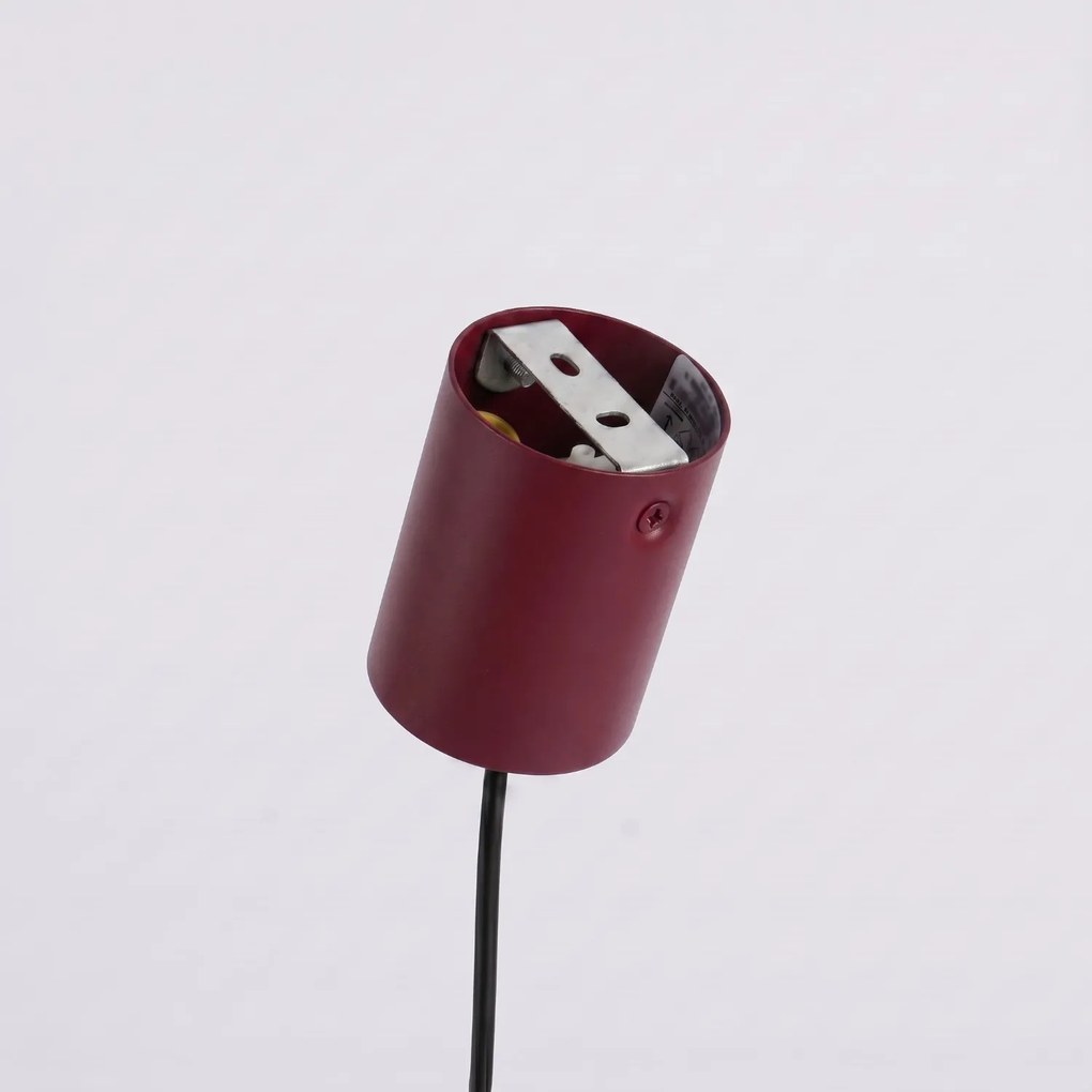 Sollux Lighting Lustr NOX 4L bordó