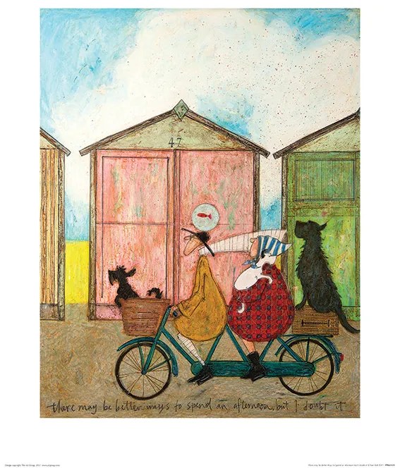 Obraz, Reprodukce - Sam Toft - There may be Better Ways to Spend an Afternoon..., (40 x 50 cm)