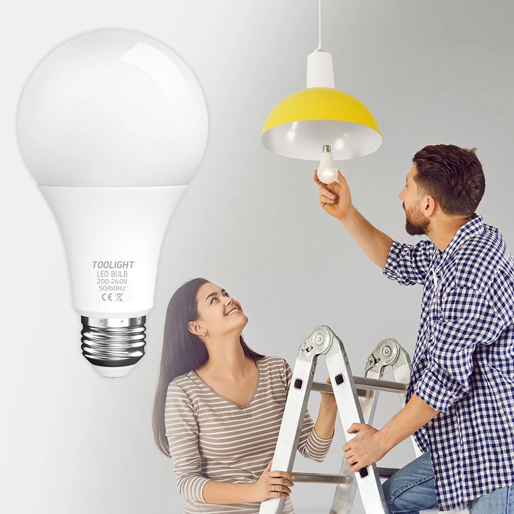 Toolight Toolight, LED žárovka E27, 9W, 675lm, 3000K teplá, RSL023, OSW-20008