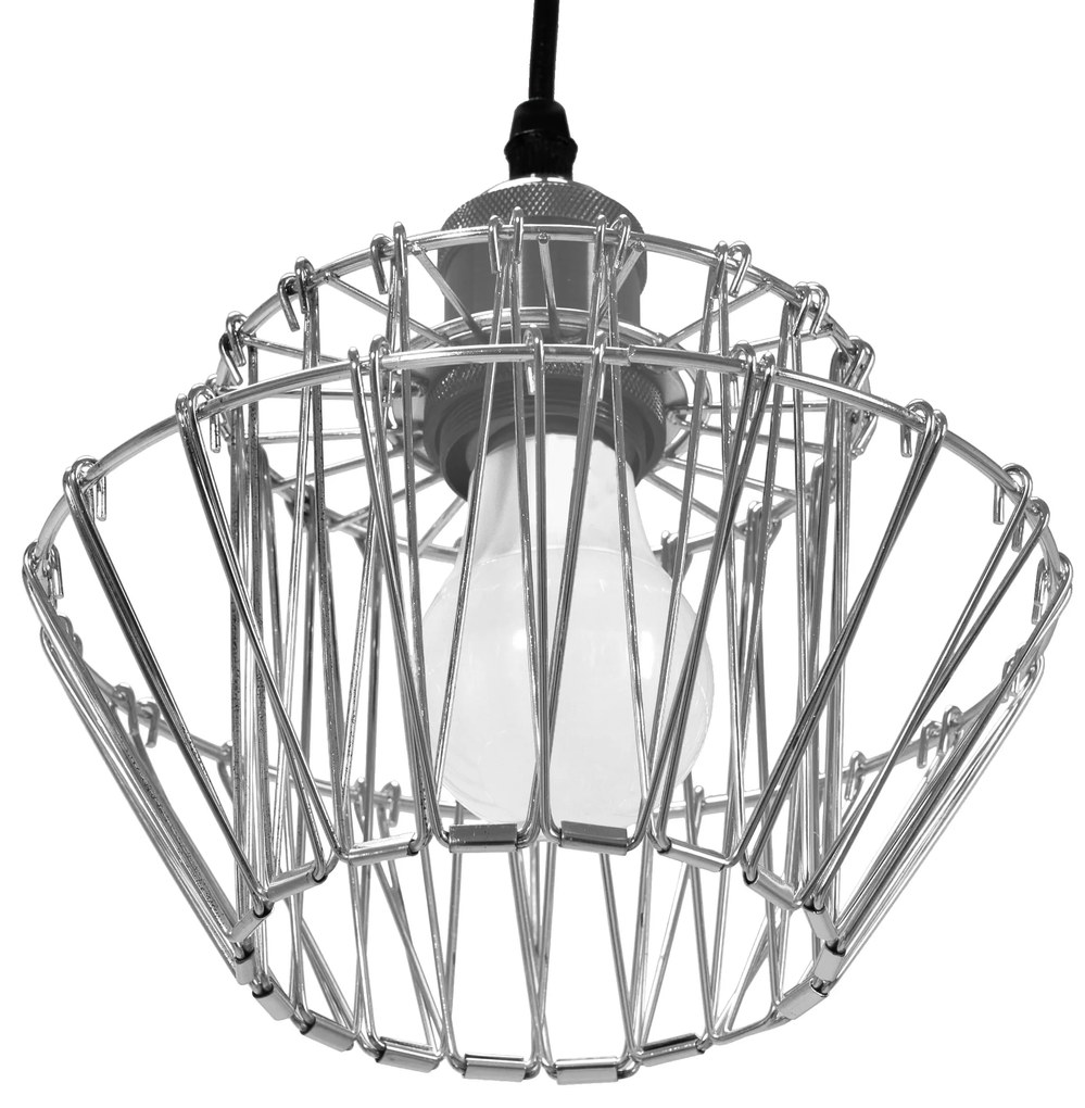 Toolight - Stropní svítidlo kovové APP943-1CP, chromová, OSW-01043